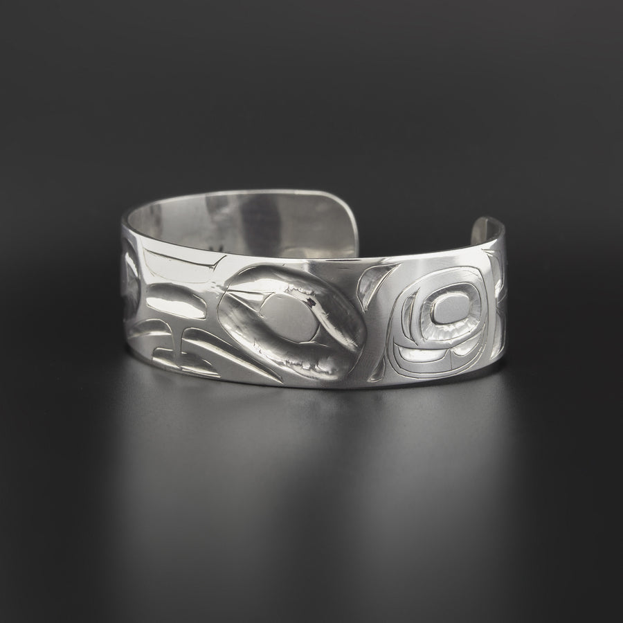 Frontal Eagle - Silver Bracelet – Lattimer Gallery