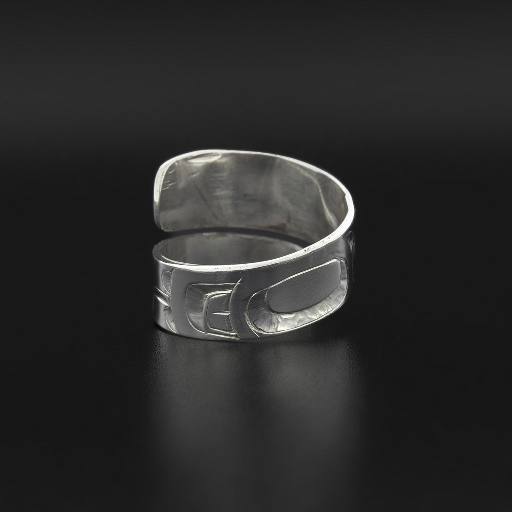 Raven - Silver Wrap Ring – Lattimer Gallery