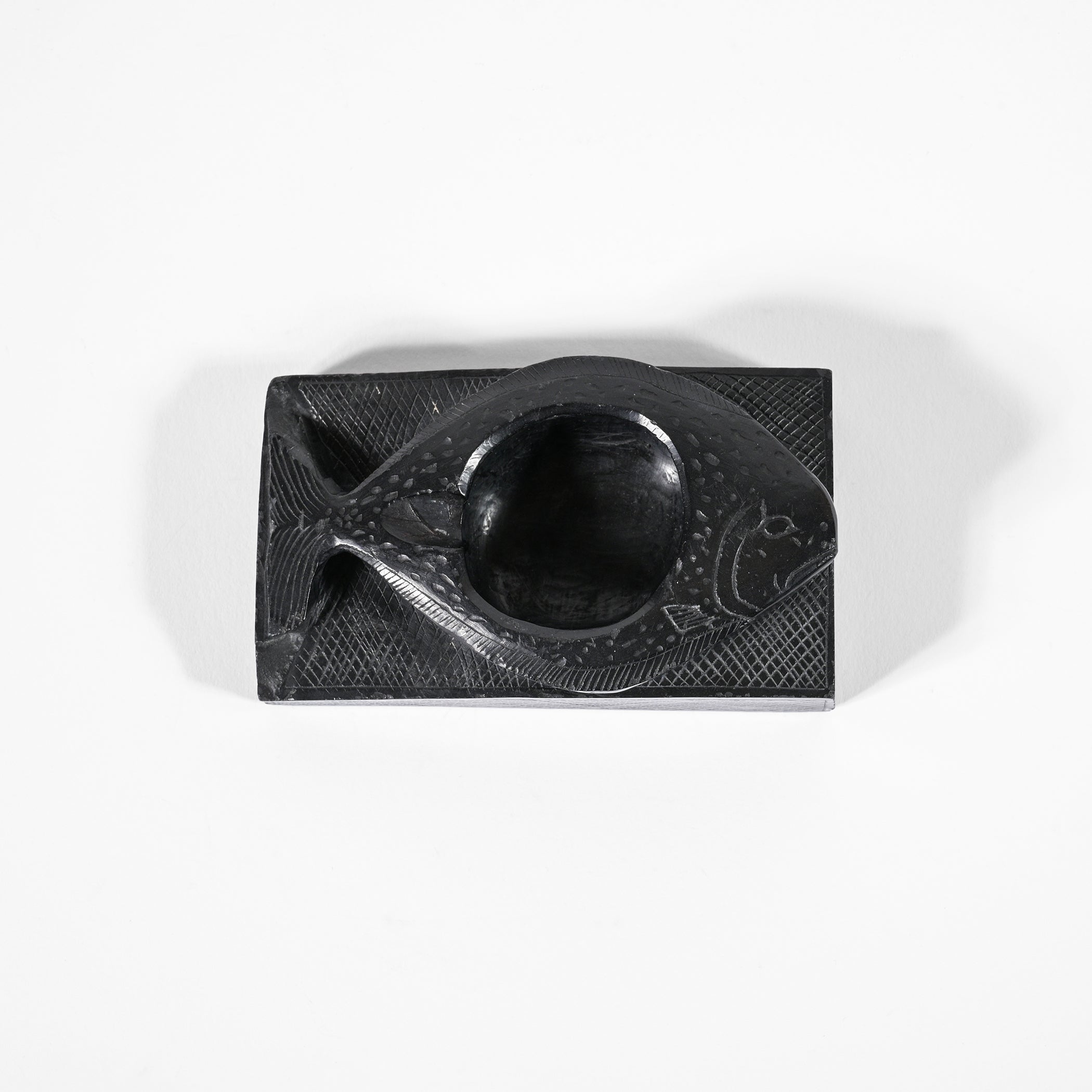 Halibut - Argillite Ashtray – Lattimer Gallery