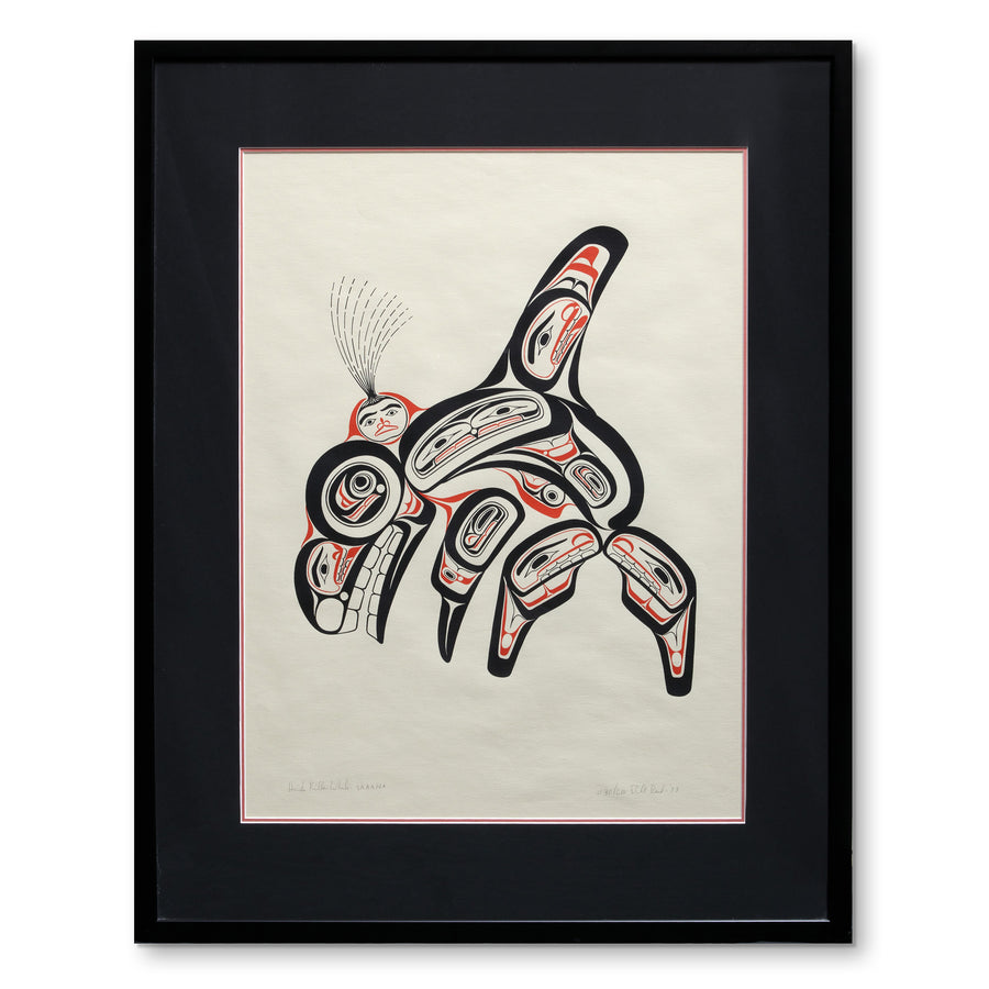 Haida Killerwhale (Skaana) - Framed Limited Edition Print – Lattimer ...