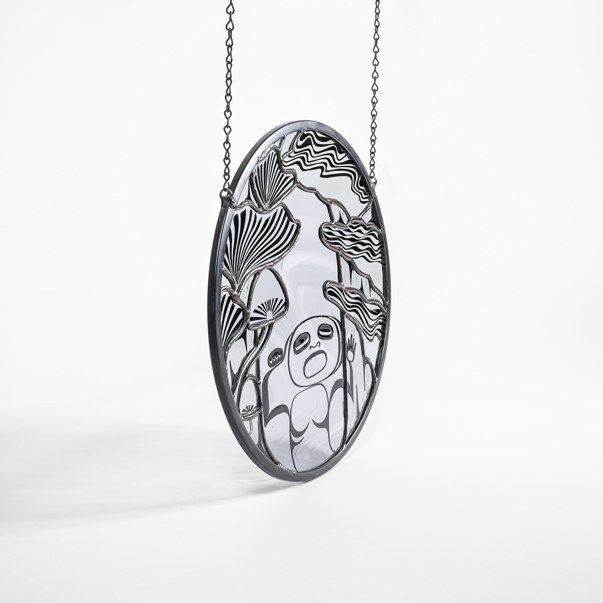 Fungus Man - Stained Glass Panel – Lattimer Gallery