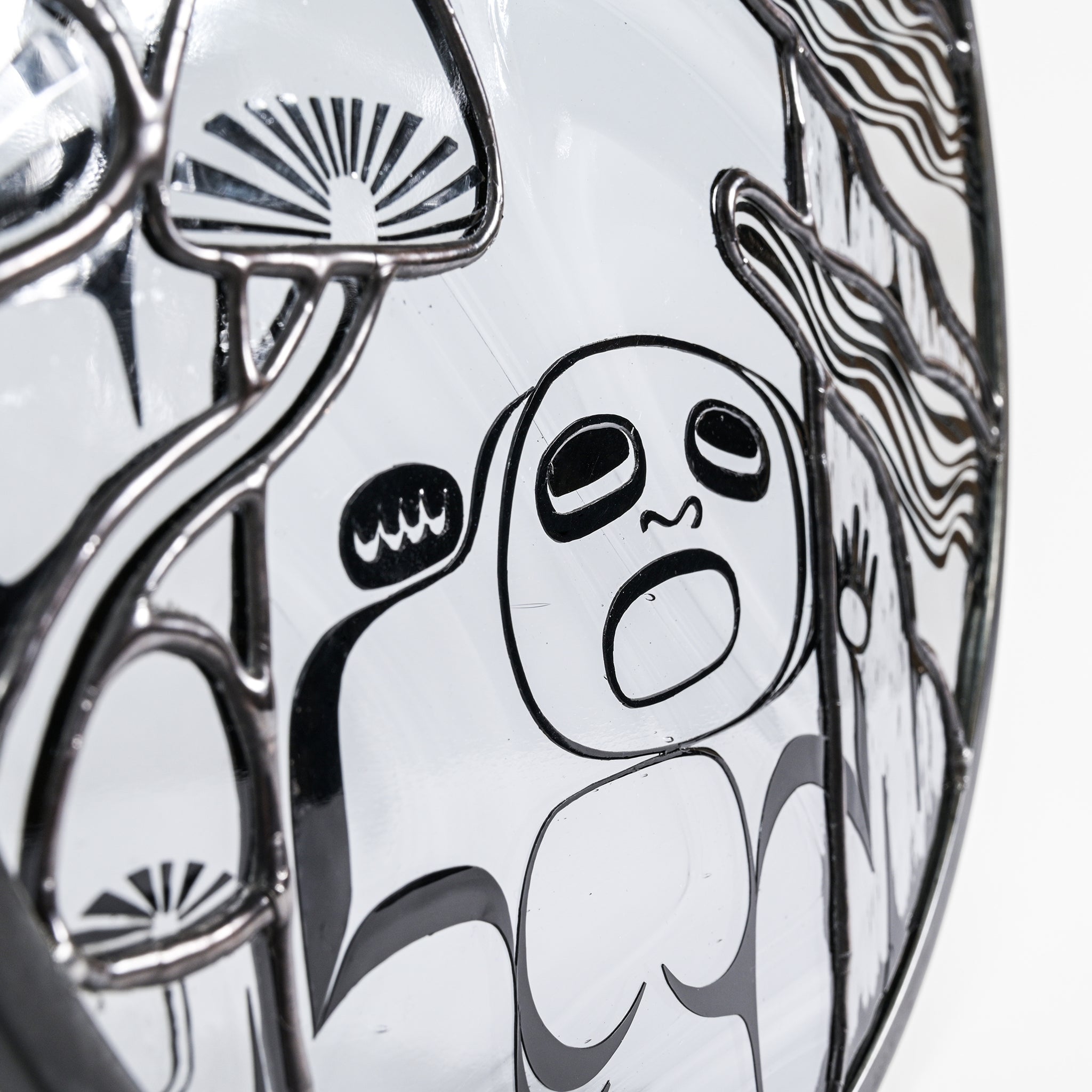 Fungus Man - Stained Glass Panel – Lattimer Gallery