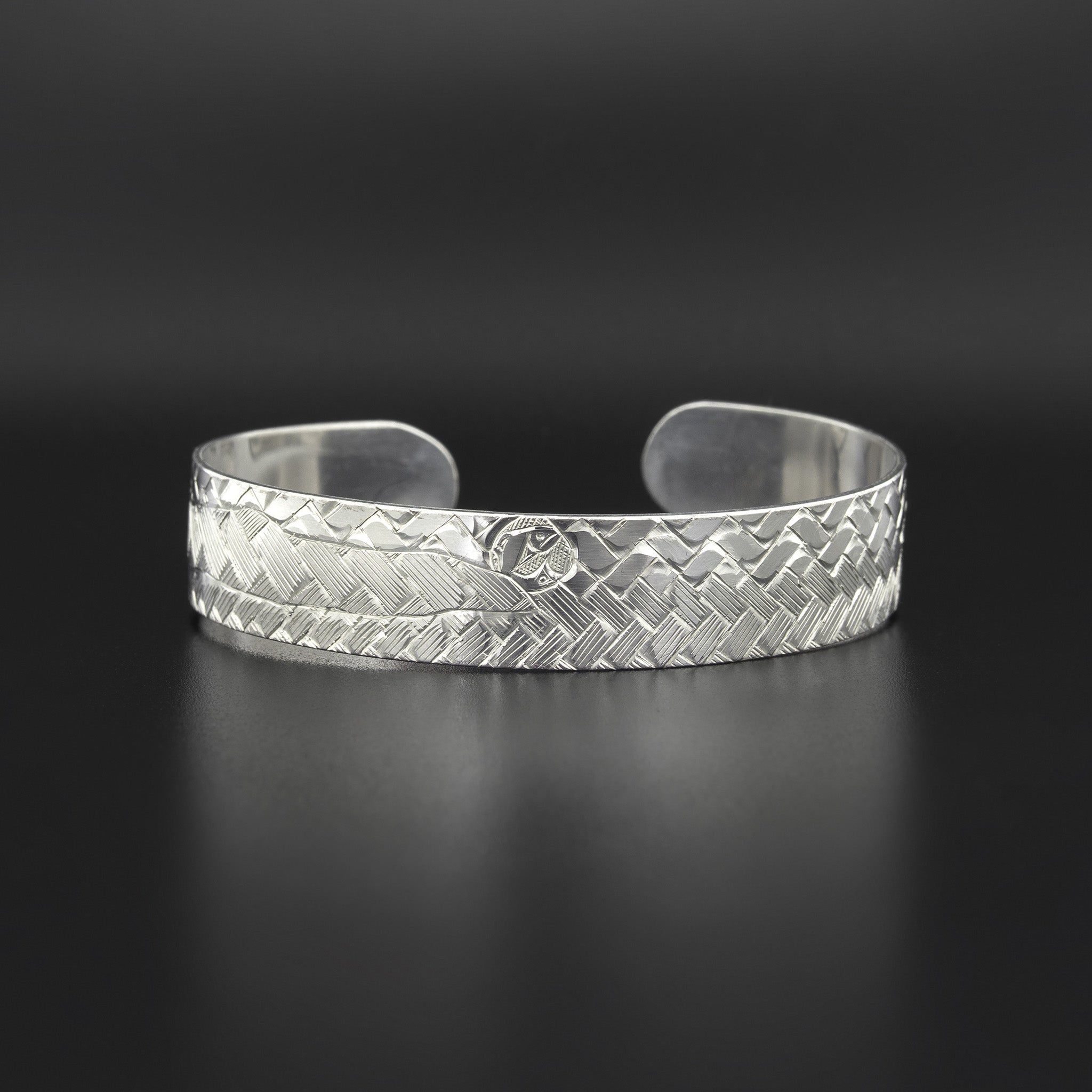 Salmon of the Mouth - Silver Bracelet – Lattimer Gallery