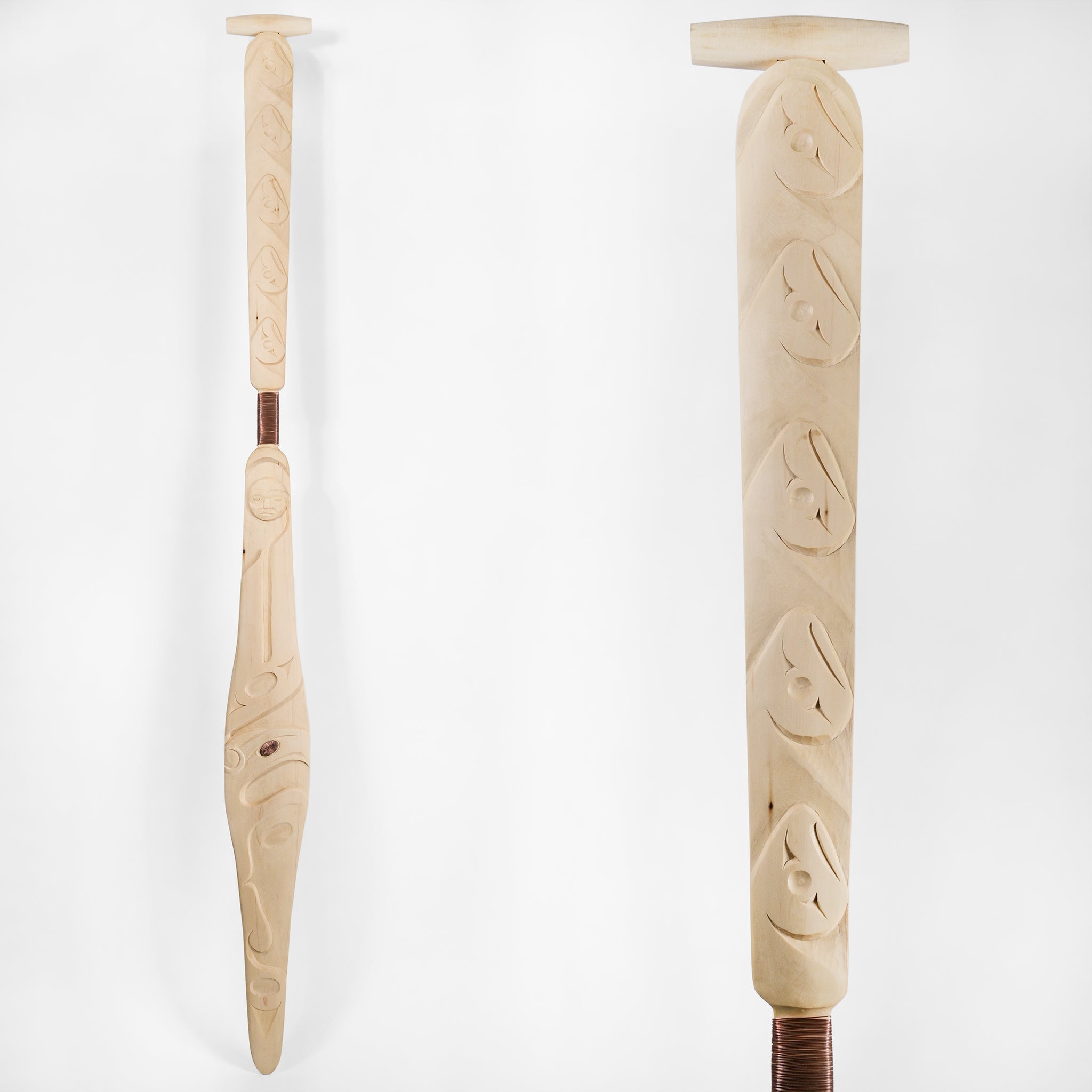 The Caress - Yellow Cedar Paddle – Lattimer Gallery