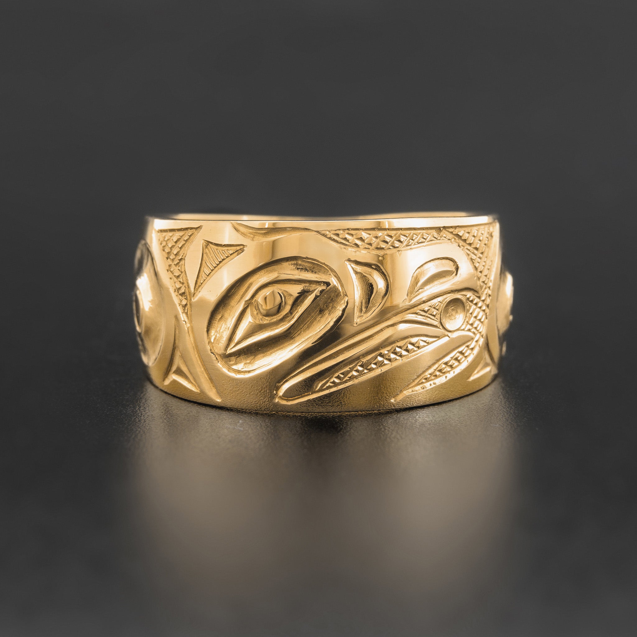 Raven and the Light - 14k Gold Ring – Lattimer Gallery