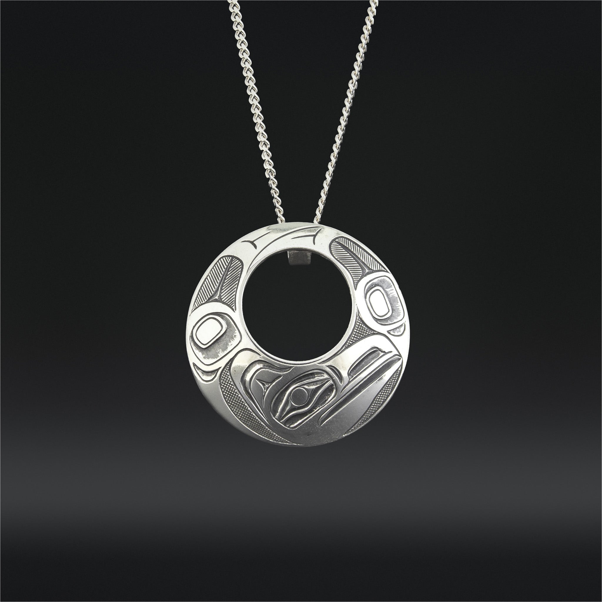 Raven - Silver Pendant – Lattimer Gallery