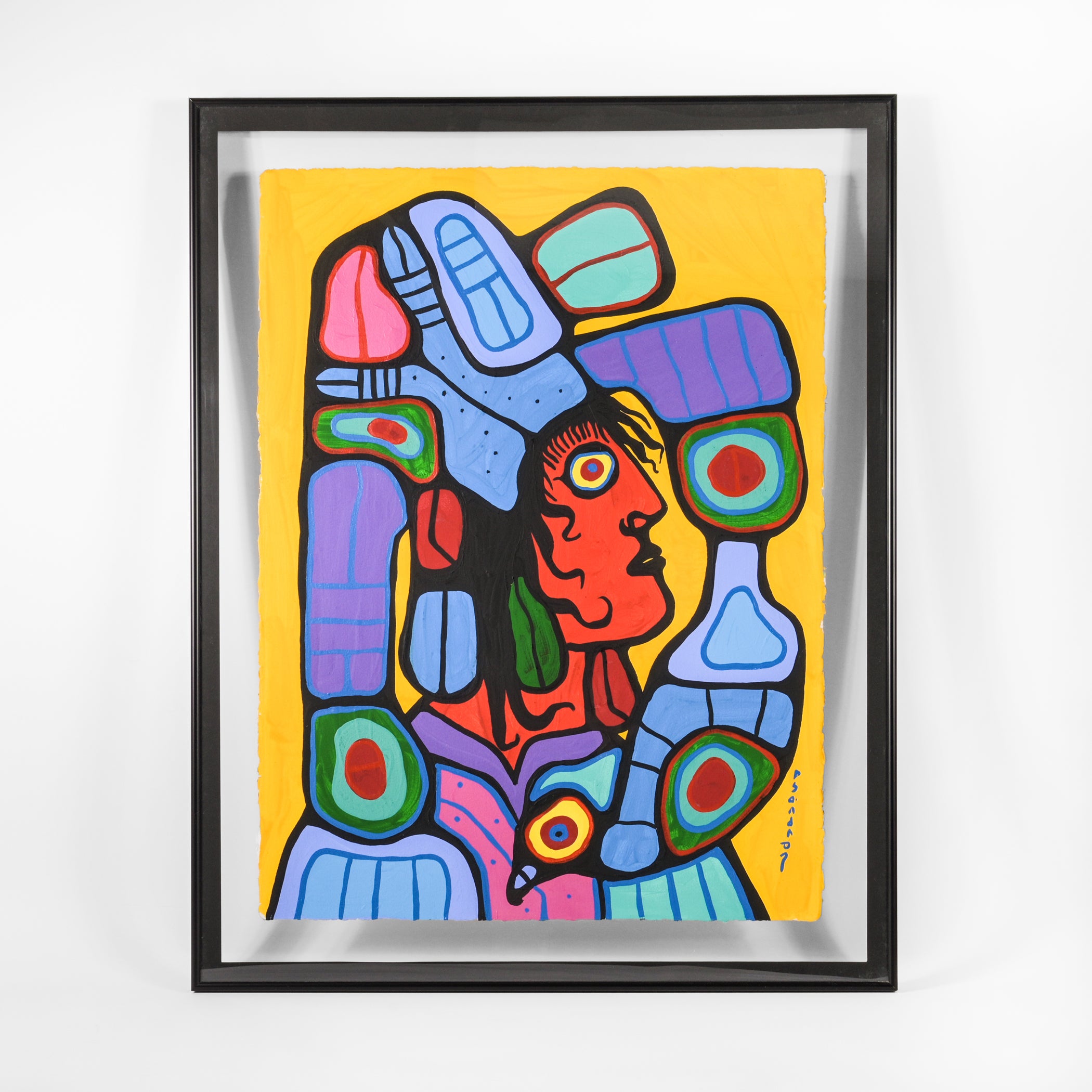 Shaman - Framed Original Painting – Lattimer Gallery