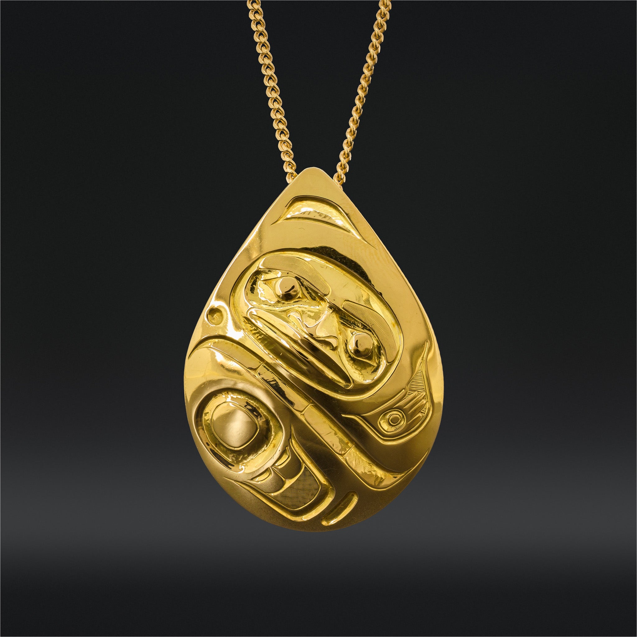 Killerwhale - 18k Gold Pendant – Lattimer Gallery