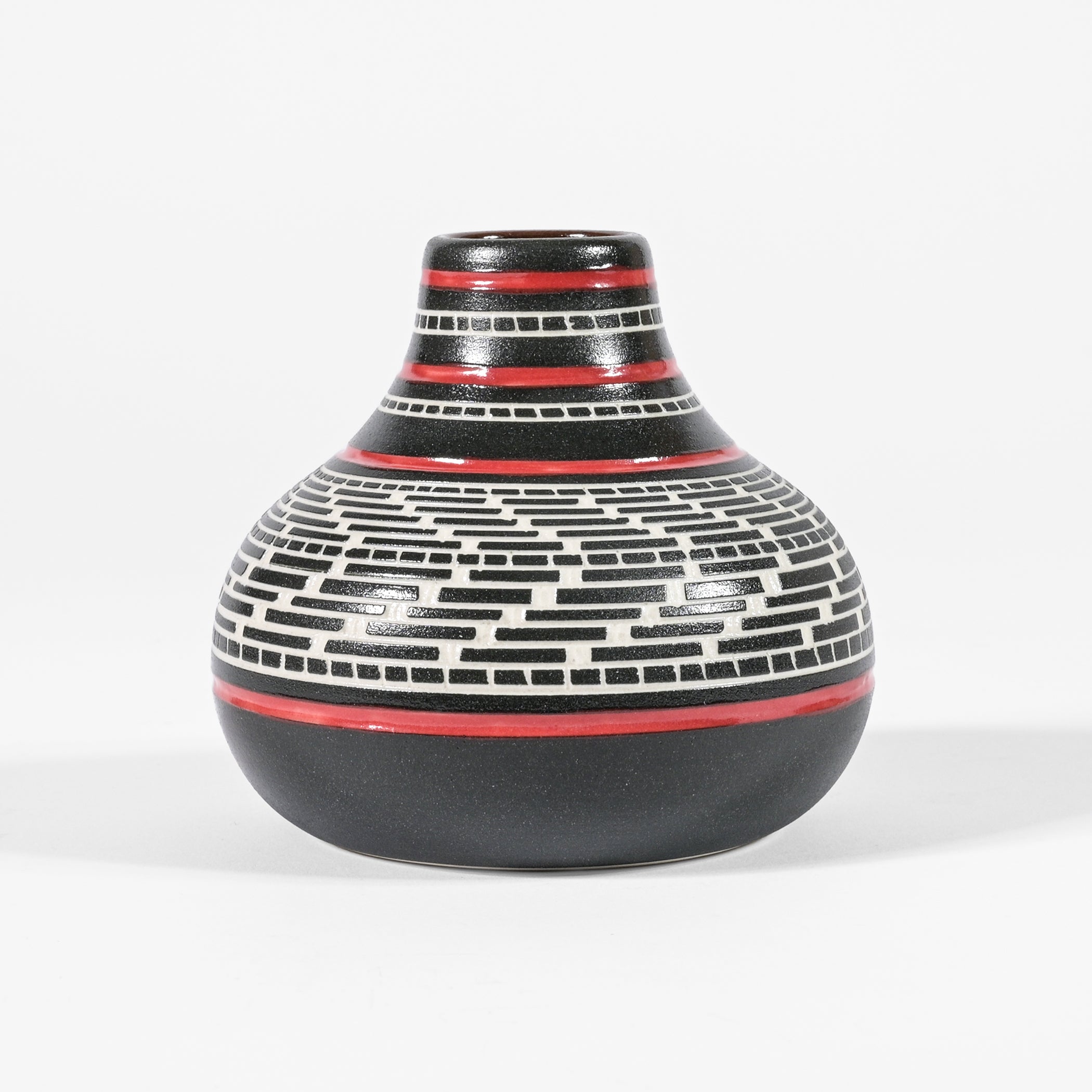 Weaving - Hand Carved Ceramic Vase – Lattimer Gallery