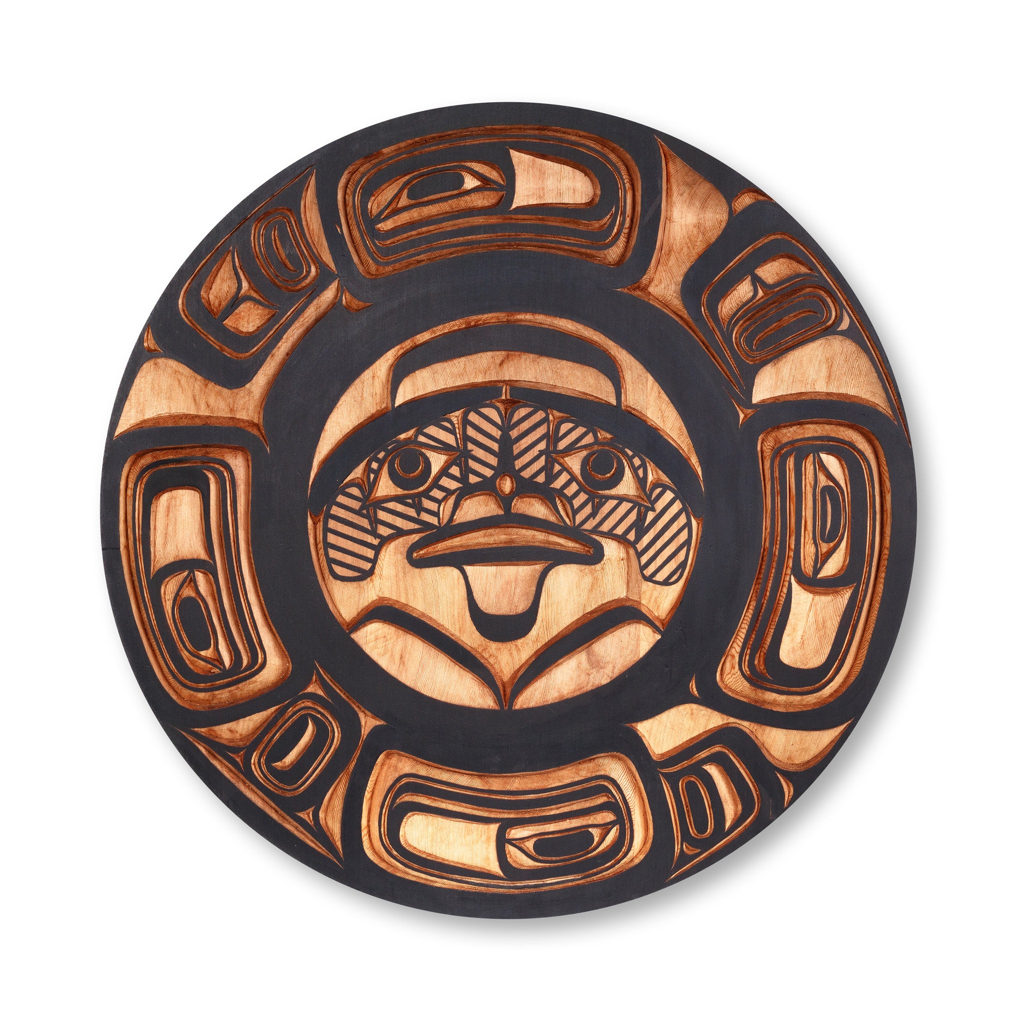 Rendition Nuxalk House Front - Red Cedar Panel – Lattimer Gallery
