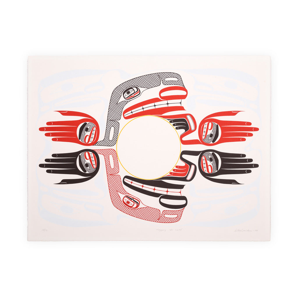 Hugging the World (1988) - Limited Edition Print – Lattimer Gallery