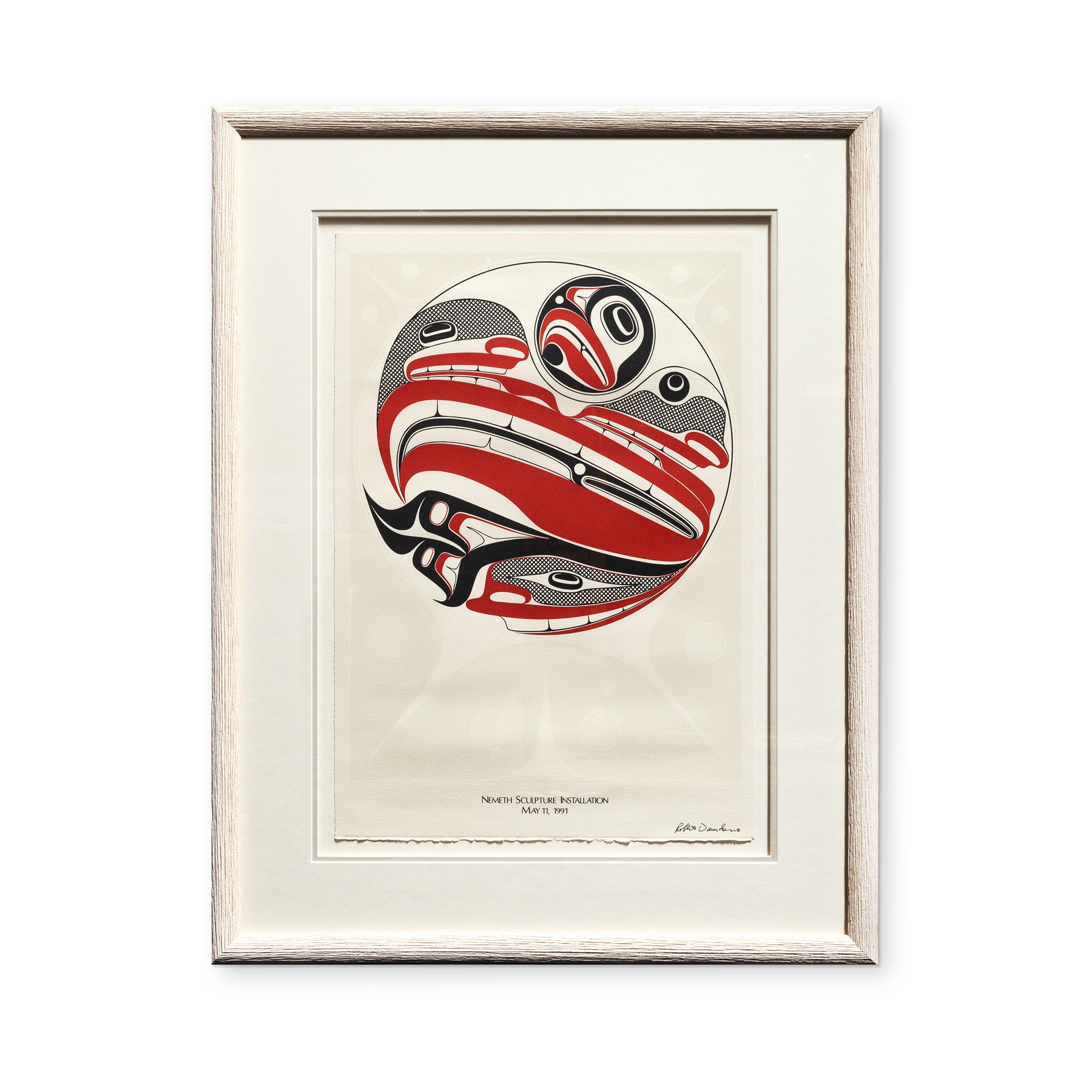 Nemeth Sculpture Installation (1991) - Framed Print – Lattimer Gallery