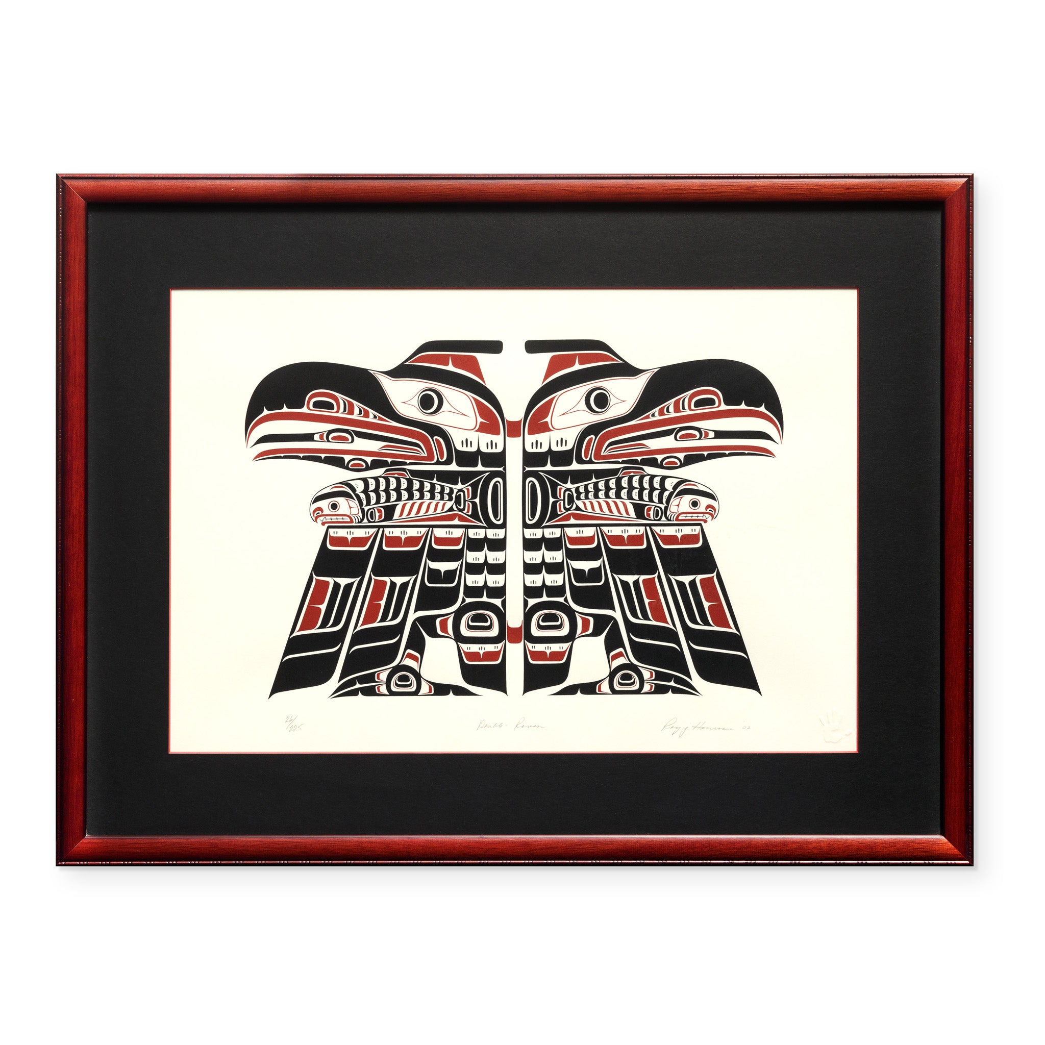 Double Raven - Framed Limited Edition Print – Lattimer Gallery