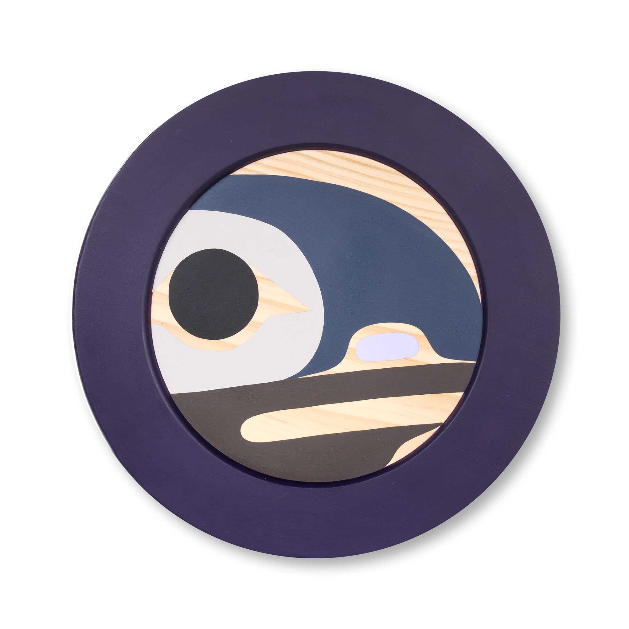Raven (Purple) - Maple Plate – Lattimer Gallery