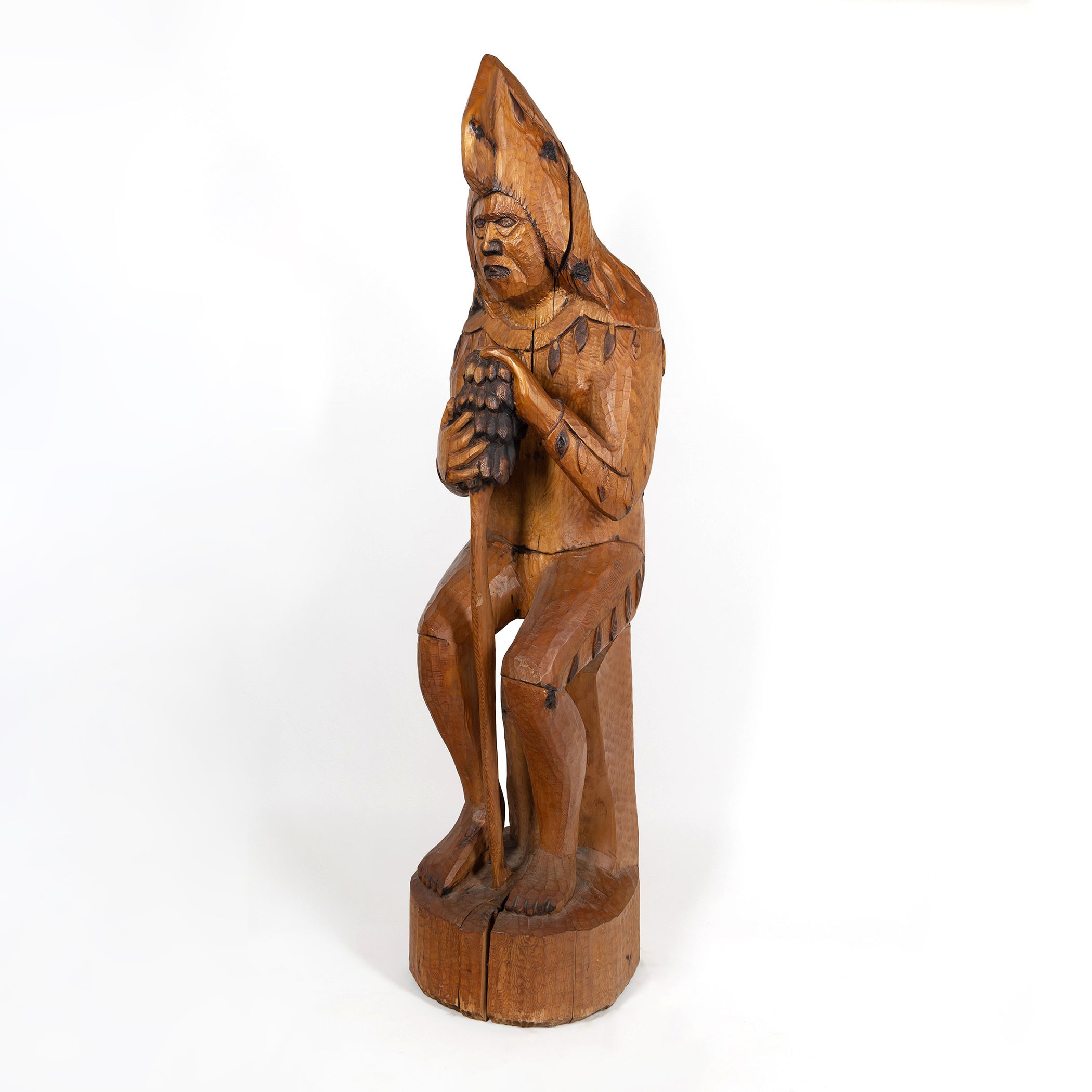 Human Figure - Red Cedar Sculpture – Lattimer Gallery