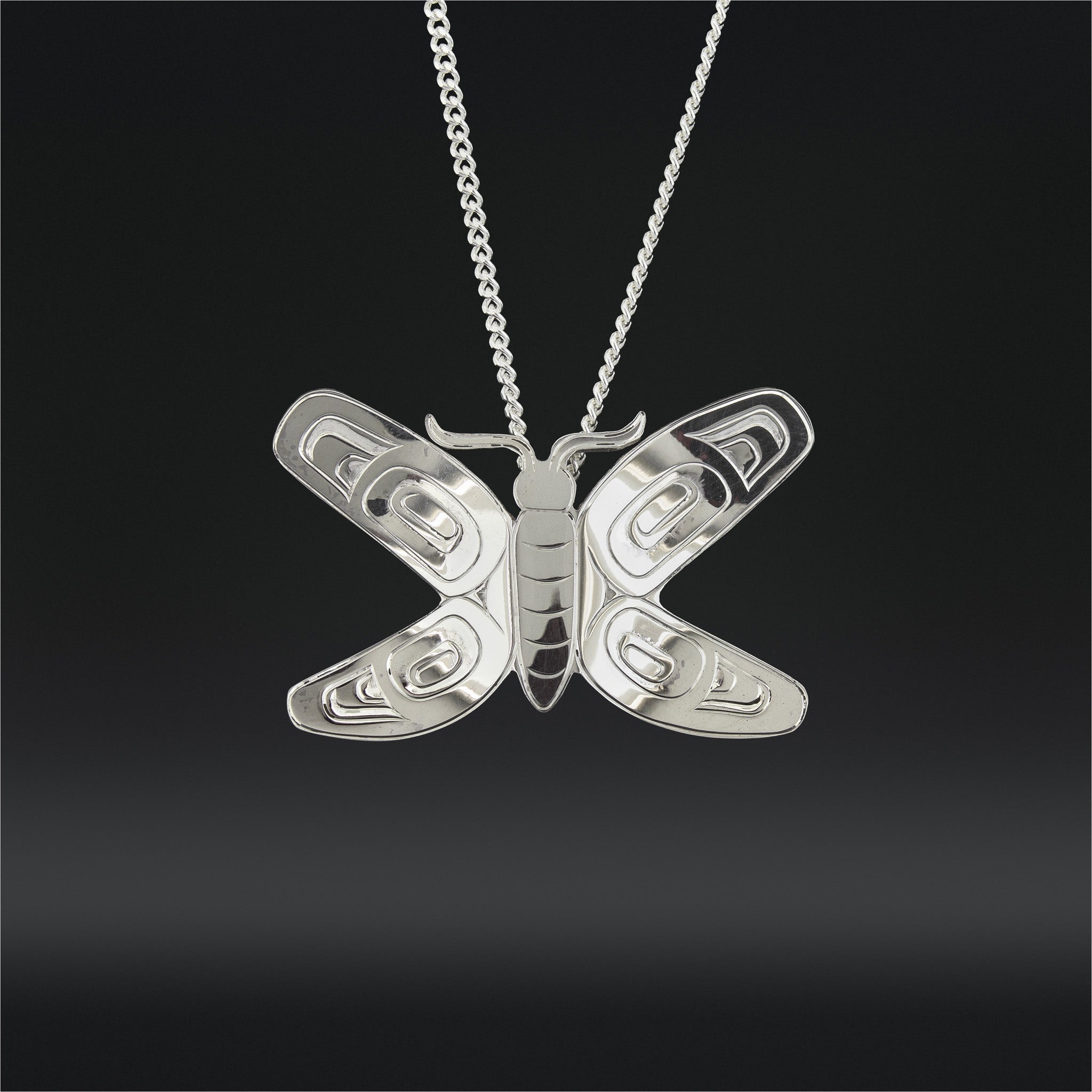 Butterfly - Silver Pendant – Lattimer Gallery