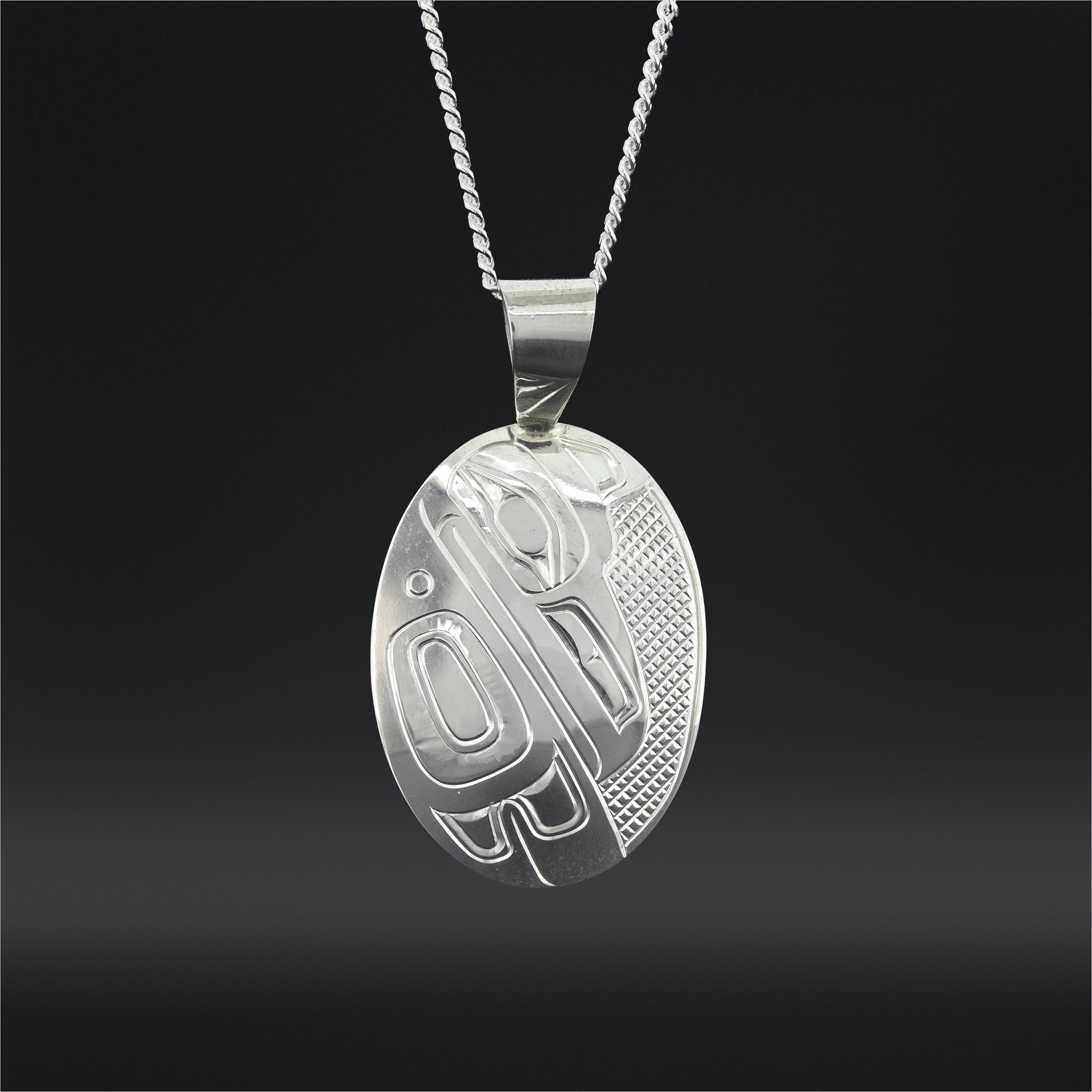 Raven - Silver Pendant – Lattimer Gallery