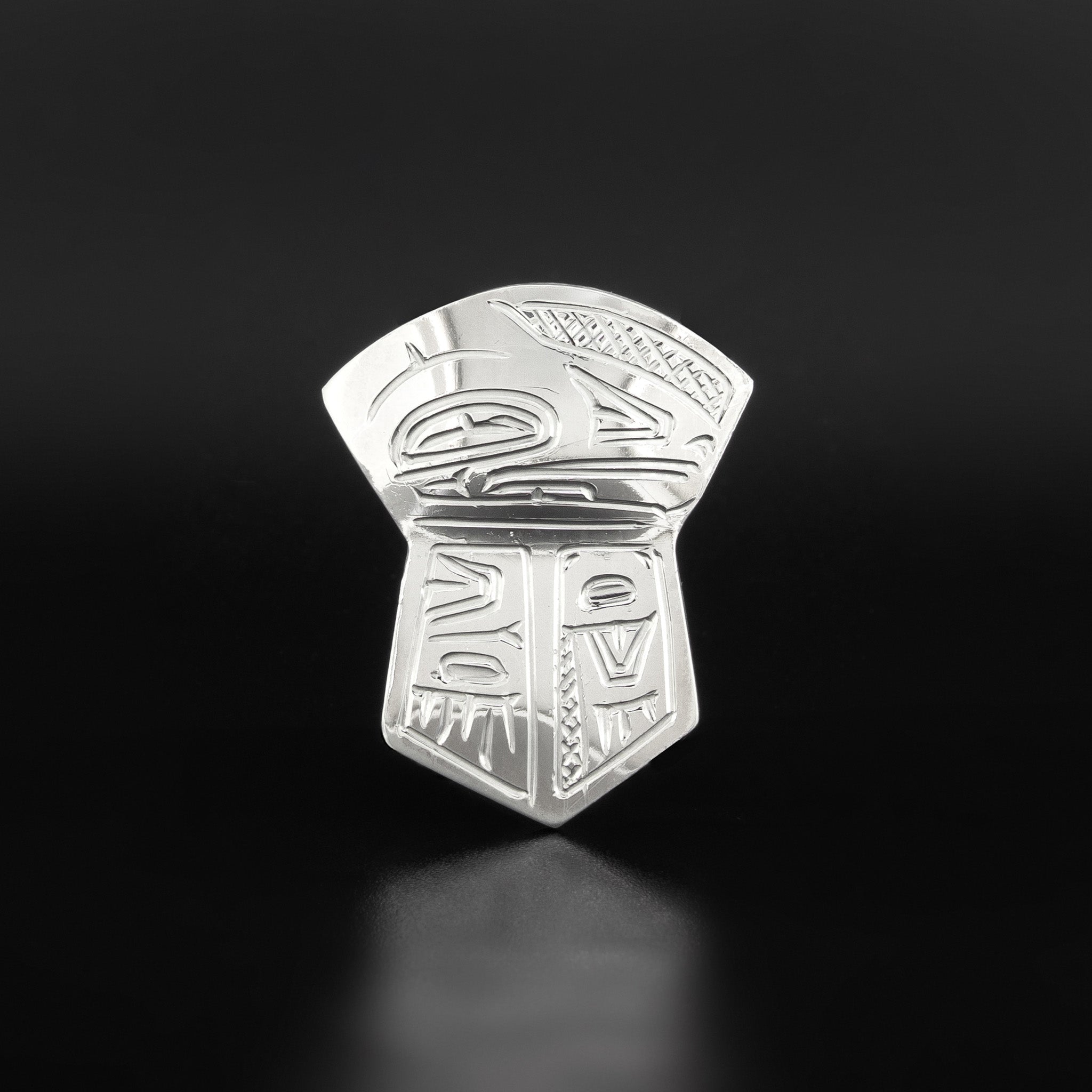 Raven - Silver Pin – Lattimer Gallery