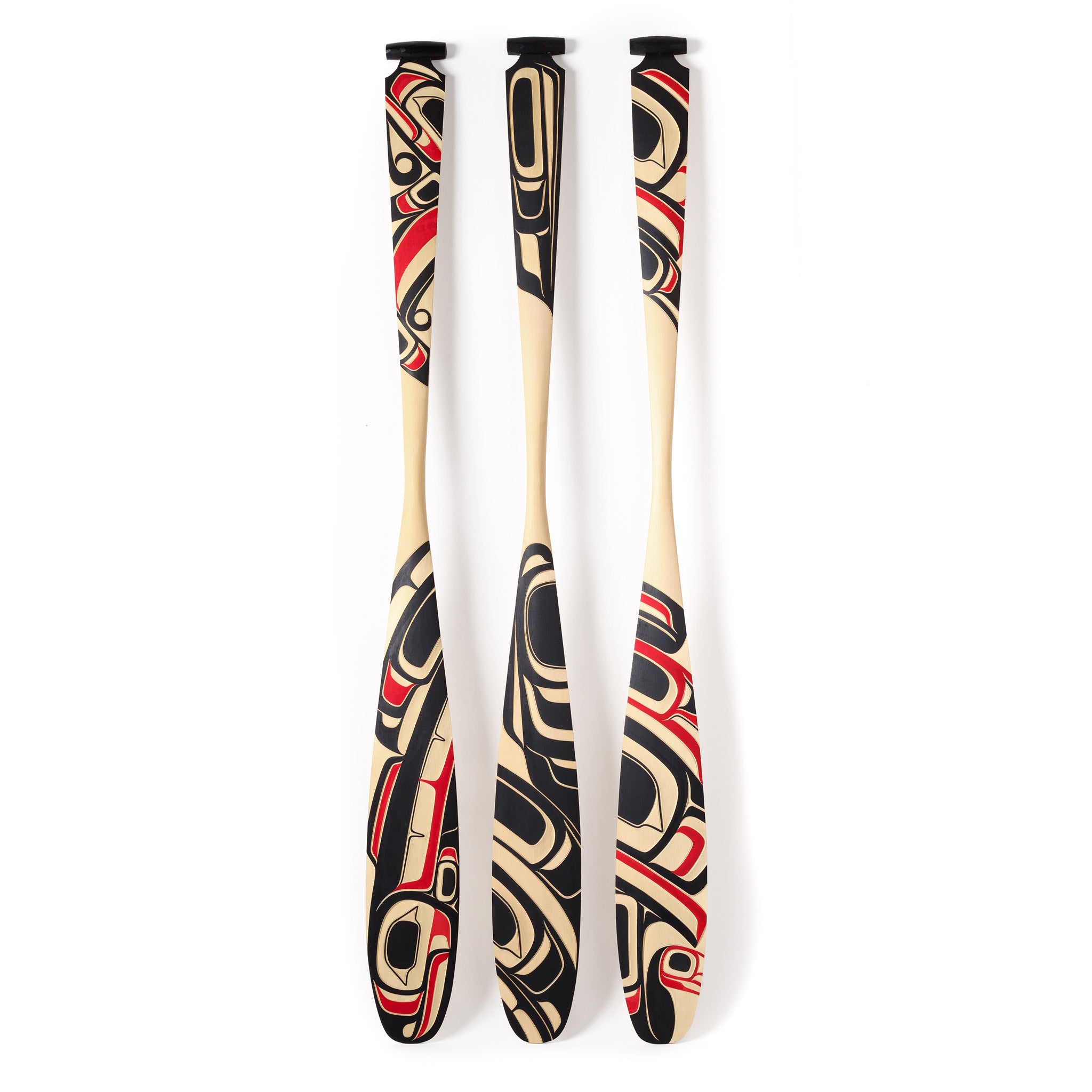 Set of Three Yellow Cedar Paddles – Lattimer Gallery
