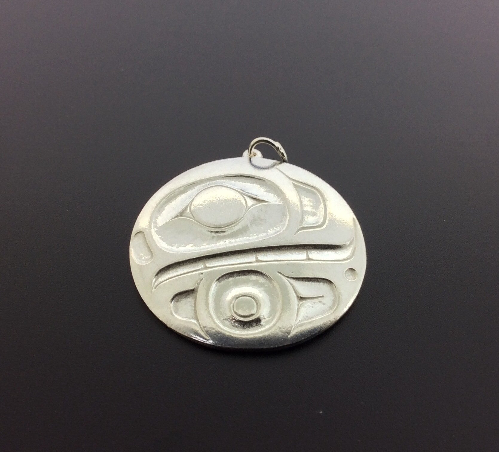 Phil Janze Killerwhale Silver Pendant – Lattimer Gallery