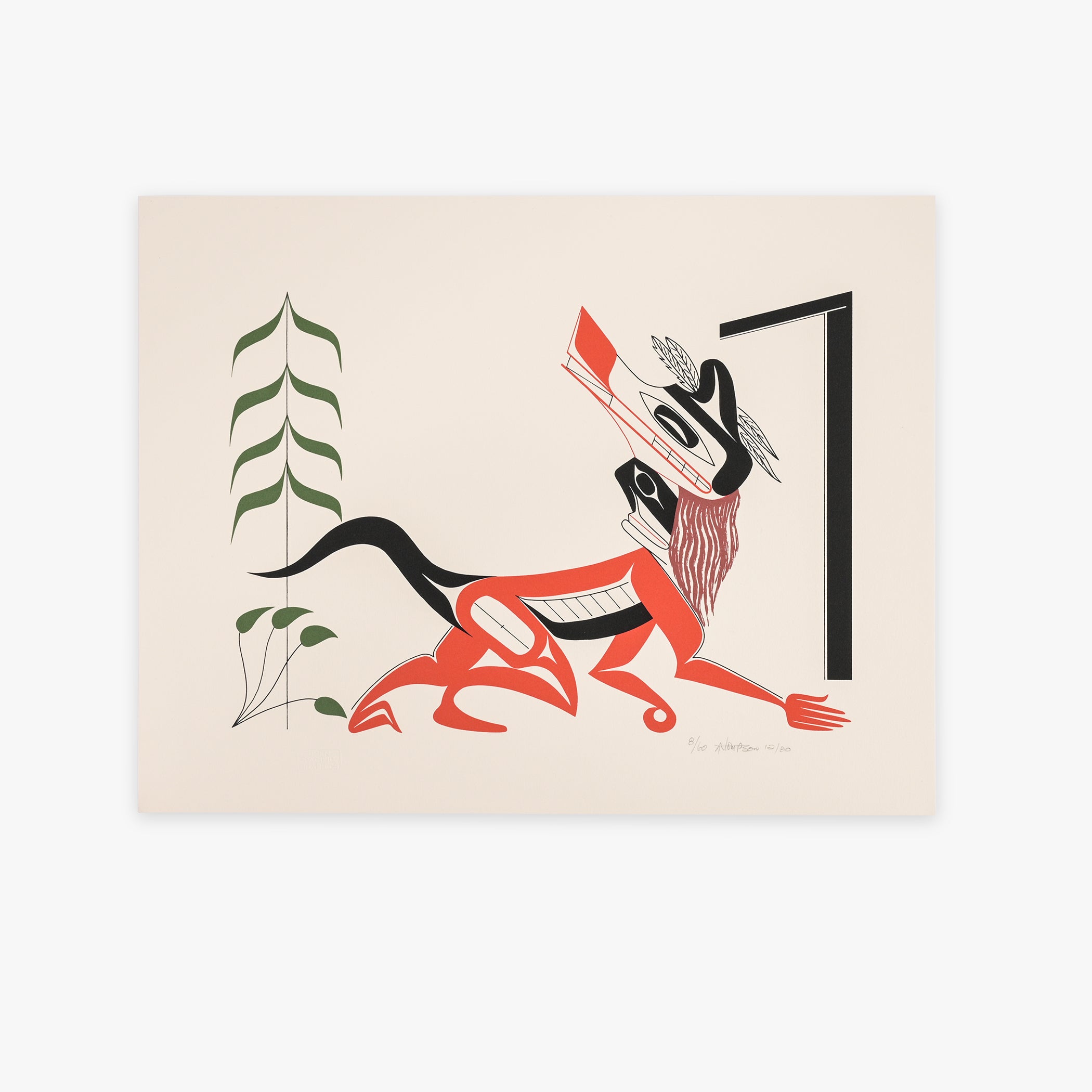 Crawling Wolf Dancer (Self Portrait) - Limited Edition Print – Lattimer ...