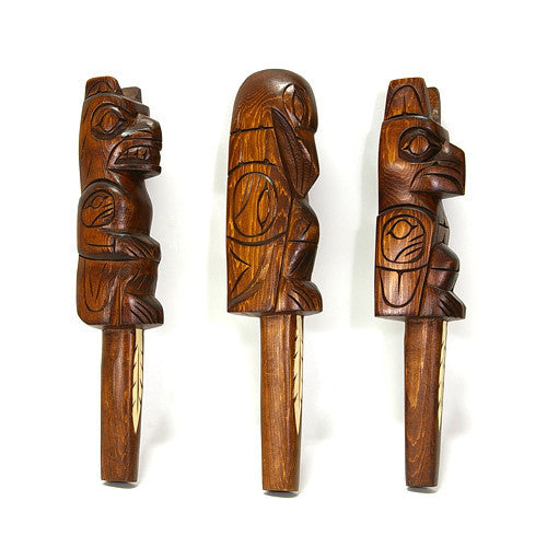Yellow Cedar Talking Stick – Lattimer Gallery
