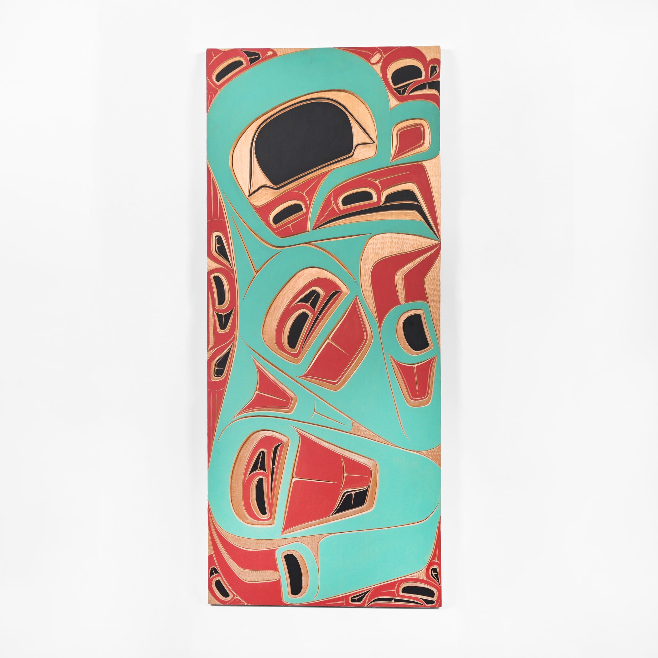 Frog Clan Gathering - Cedar Panel – Lattimer Gallery