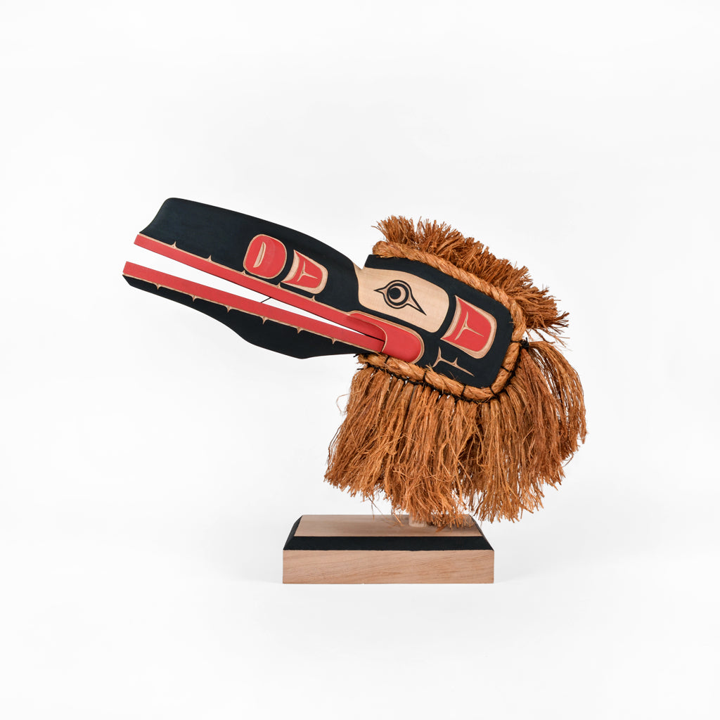 Cannibal Raven - Red Cedar Mask – Lattimer Gallery