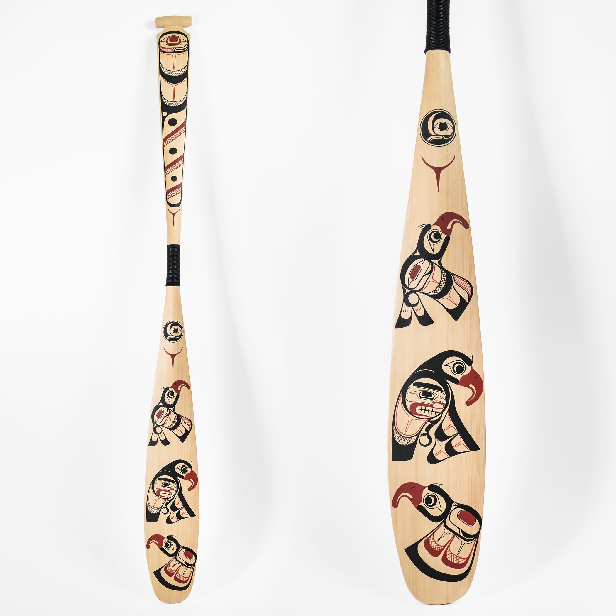 Eagles - Yellow Cedar Paddle – Lattimer Gallery