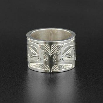 Eagle and Raven - 14k Gold Ring – Lattimer Gallery