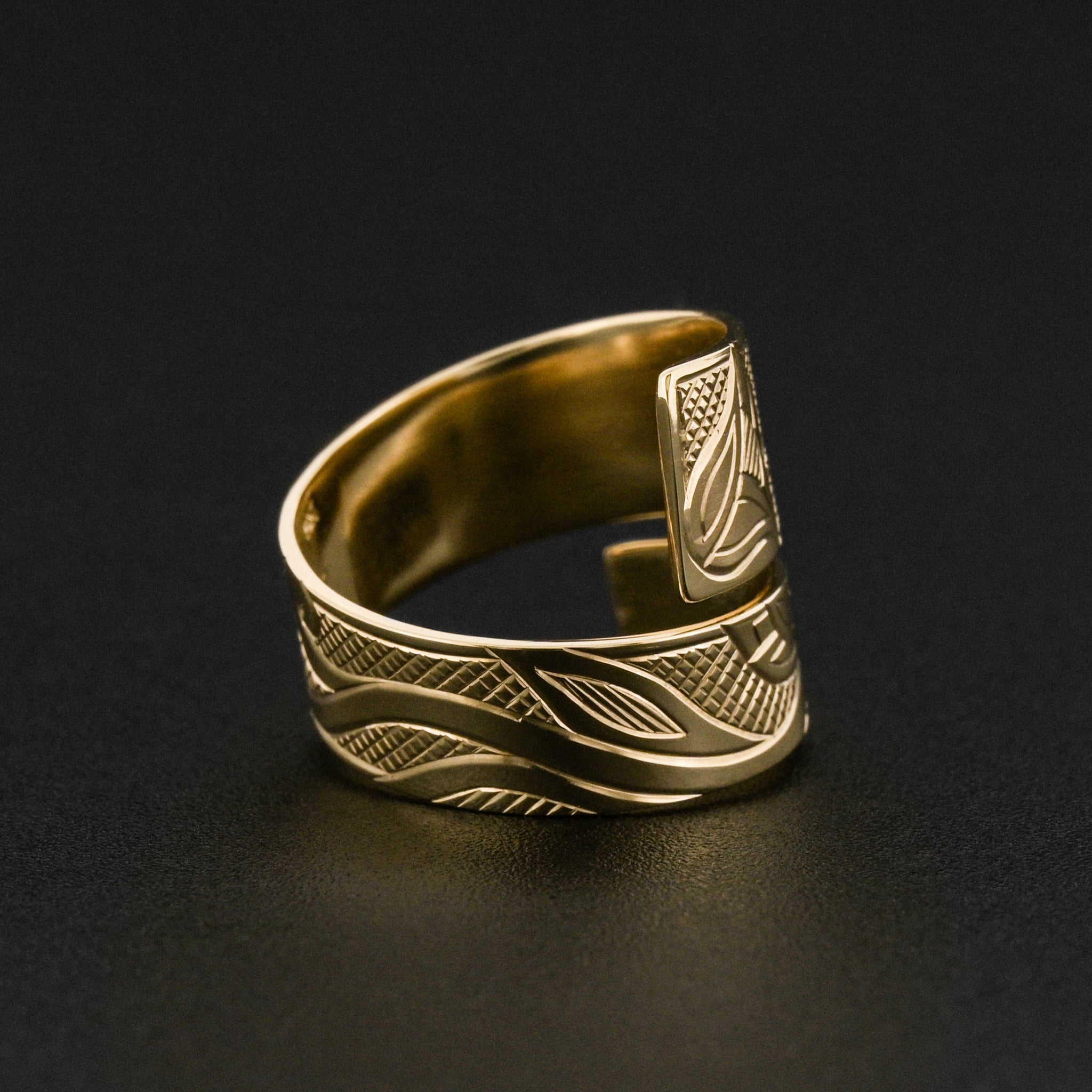 Hummingbird - 14k Gold Wrap Ring – Lattimer Gallery
