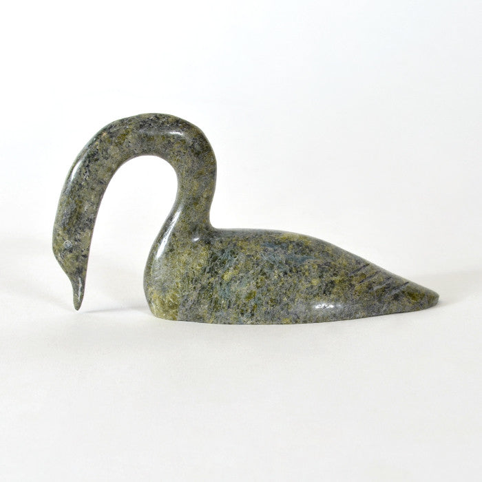 Swan - Stone Sculpture – Lattimer Gallery