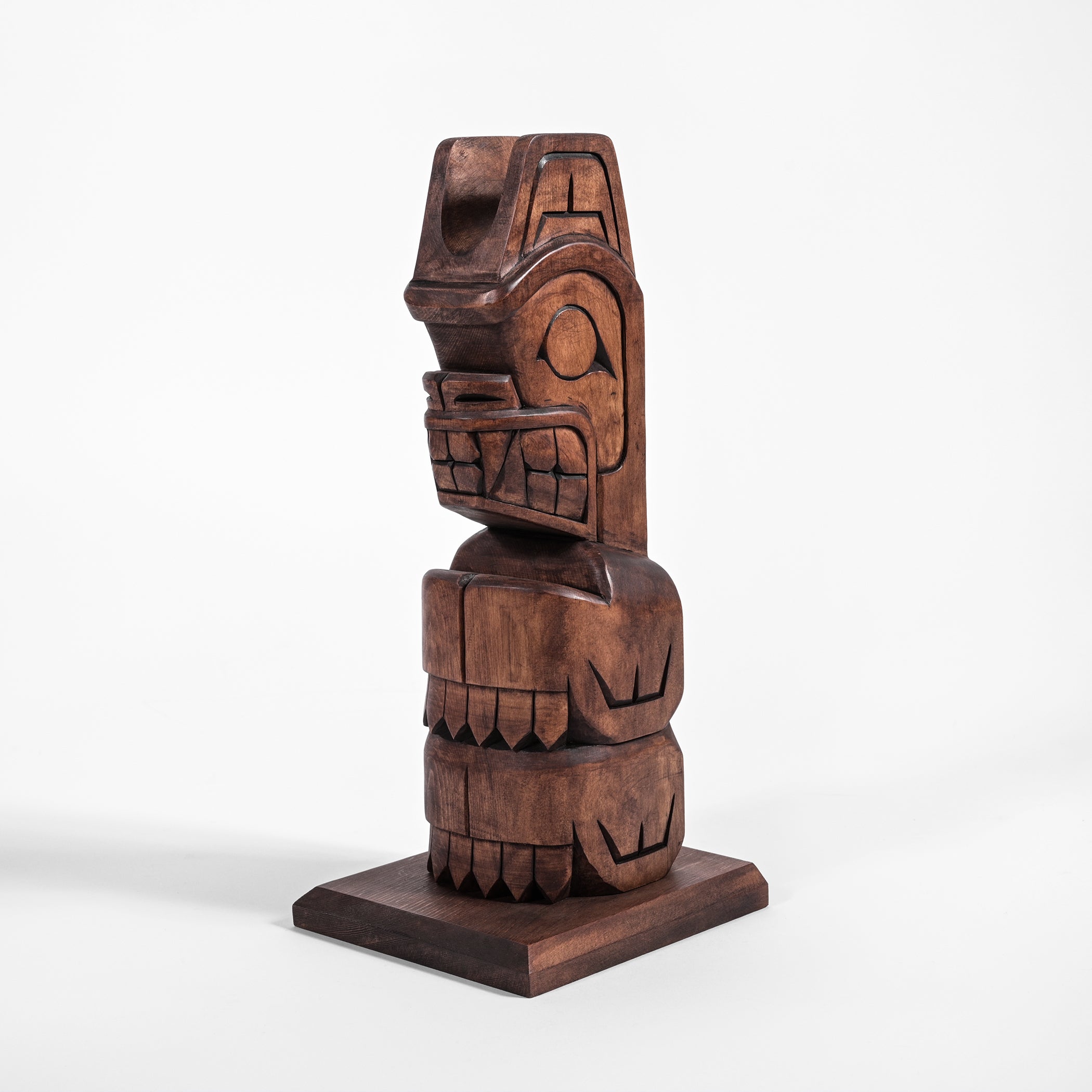 Various Designs - Yellow Cedar Model Pole – Lattimer Gallery